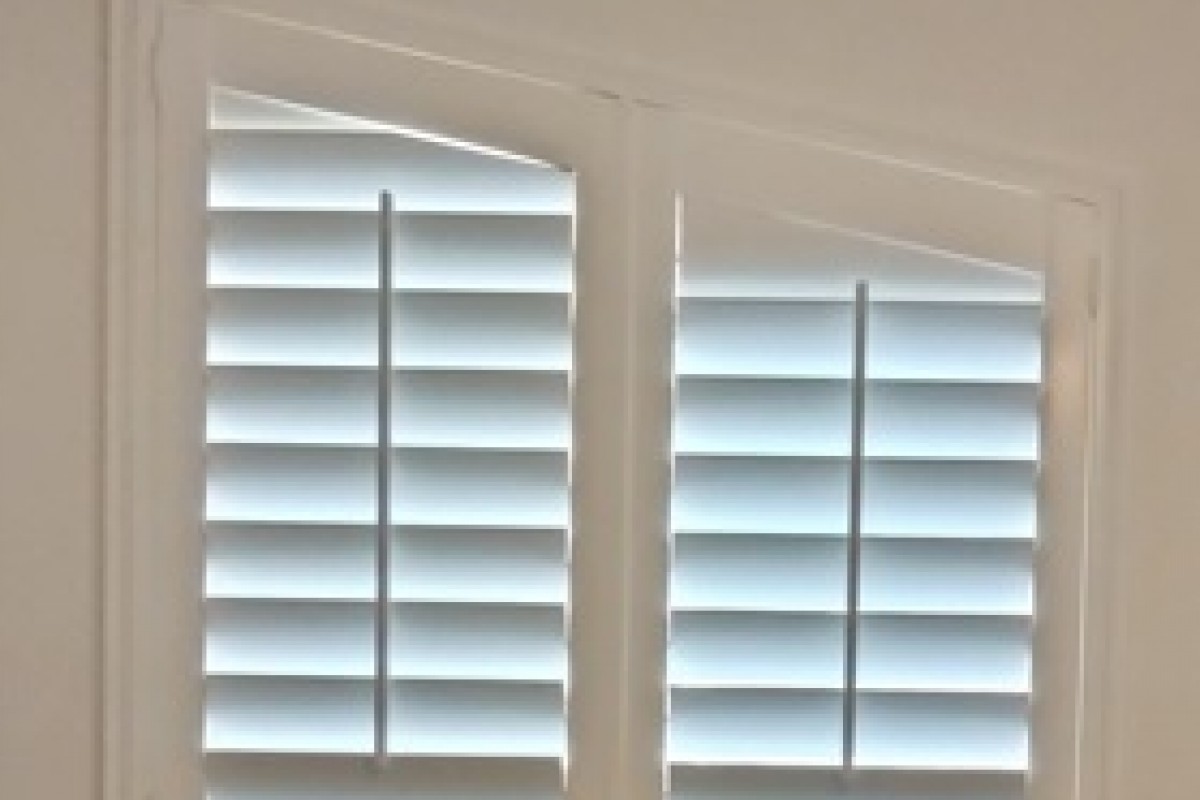 Premium Angled Poly Shutter from Direct Buy Blinds